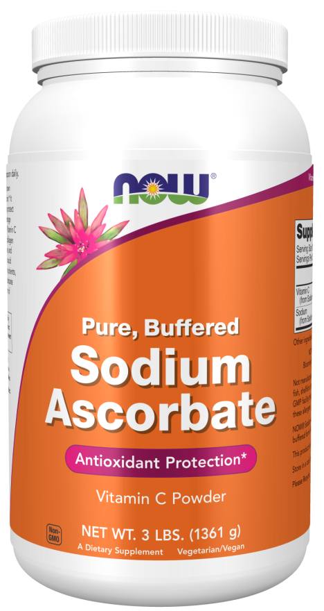Now Sodium Ascorbate 3 Lb Williams Natural Foods