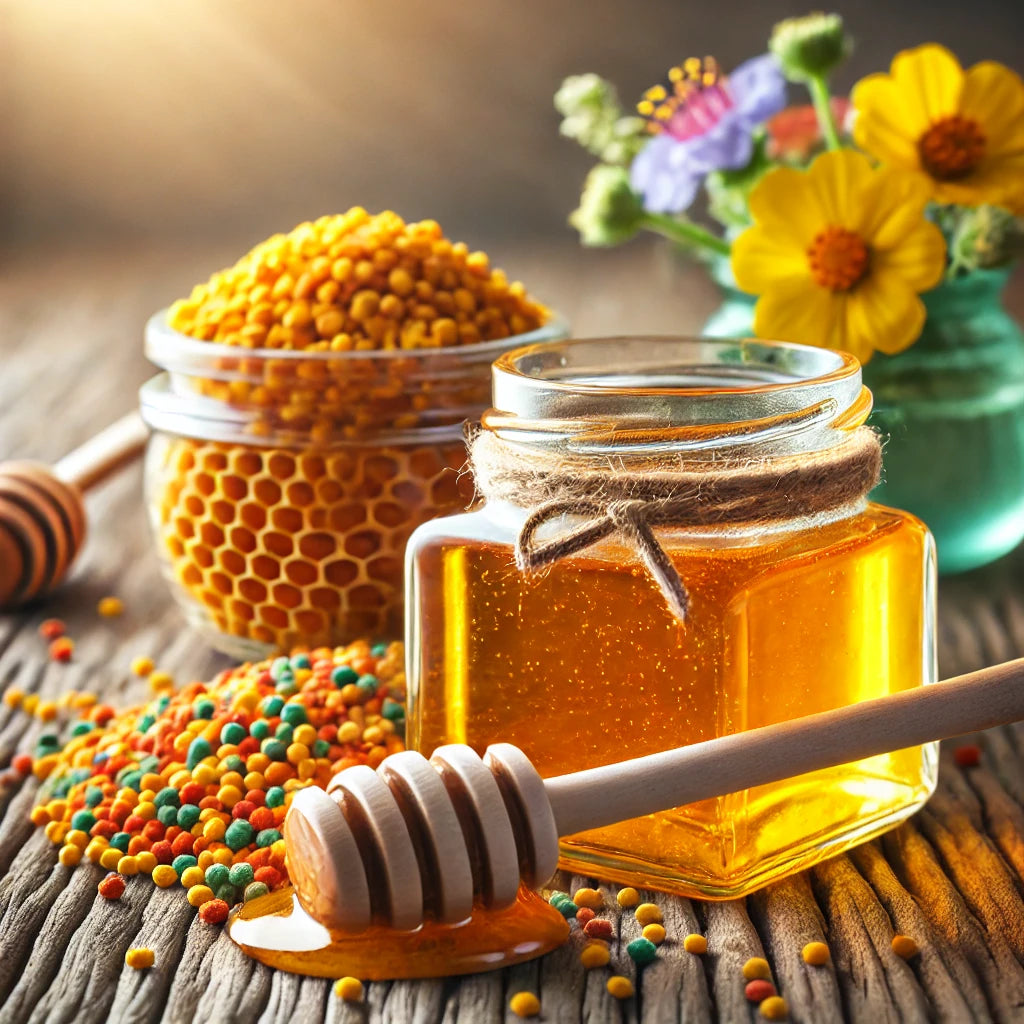 Bee Pollen & Honey: Local Honey for Allergies and Natural Energy Boost ...
