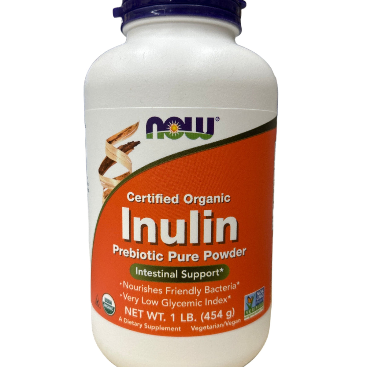 Now Inulin Prebiotic Pure Powder 1 LB – Williams Natural Foods