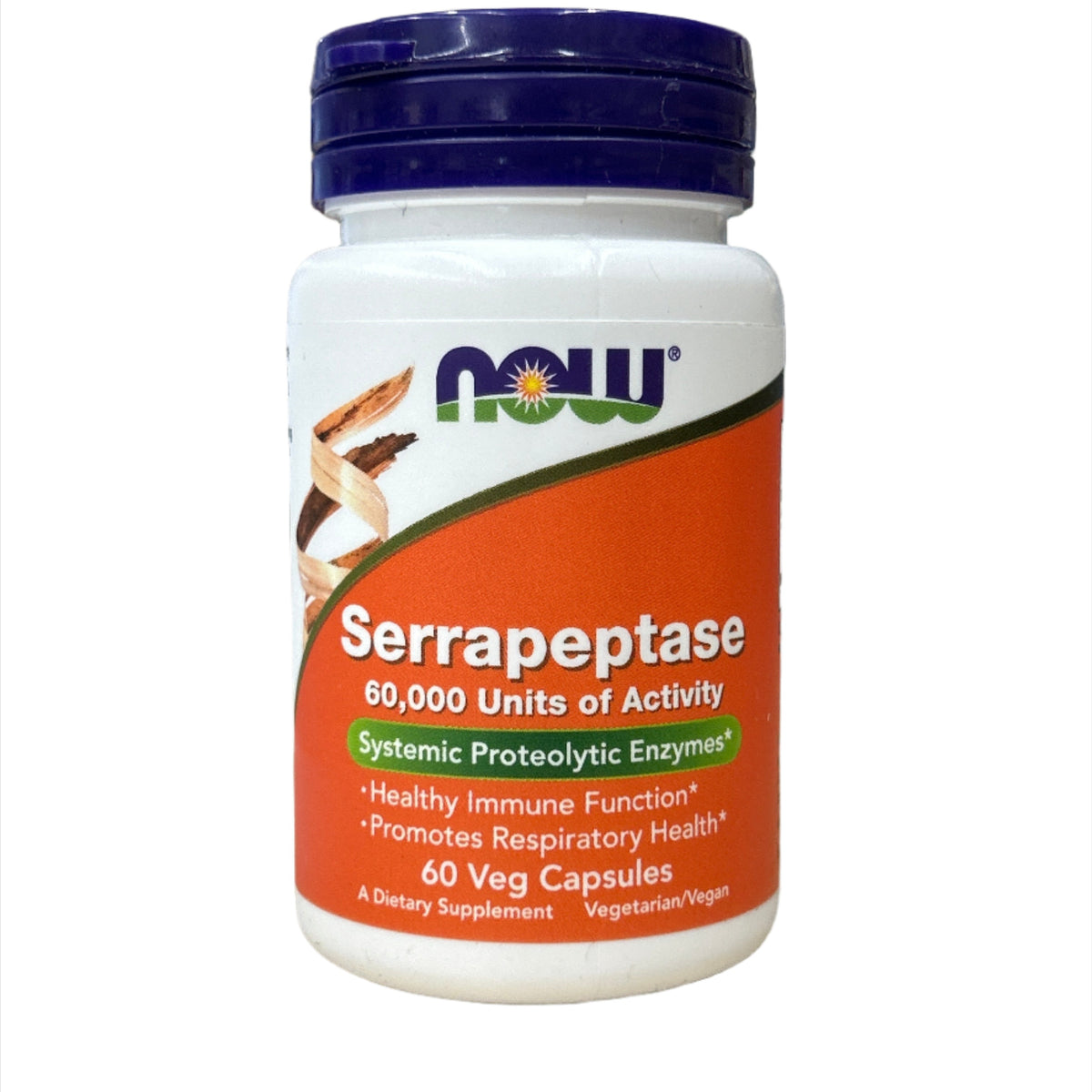 Now Serrapeptase 60 Veg Capsules – Williams Natural Foods