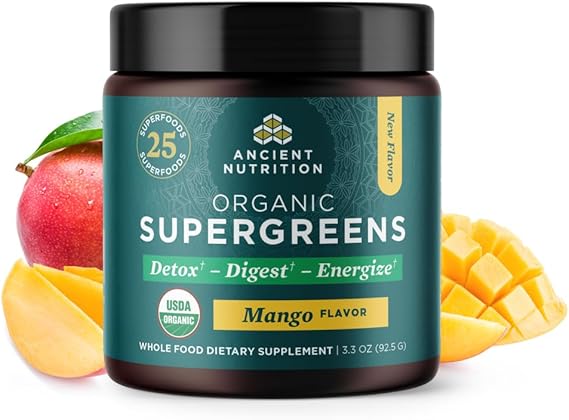 Organic Super Greens Mango Flavor – Williams Natural Foods