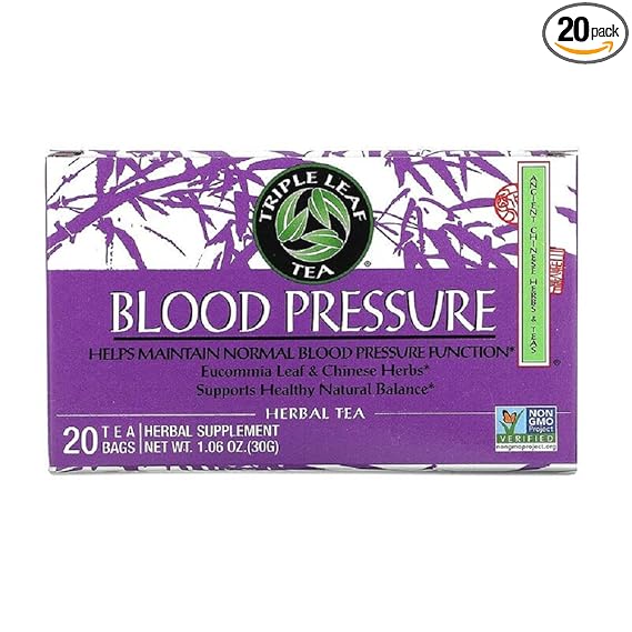 TRIPLE LEAF TEA Blood Pressure Tea 20 BAG – Williams Natural Foods