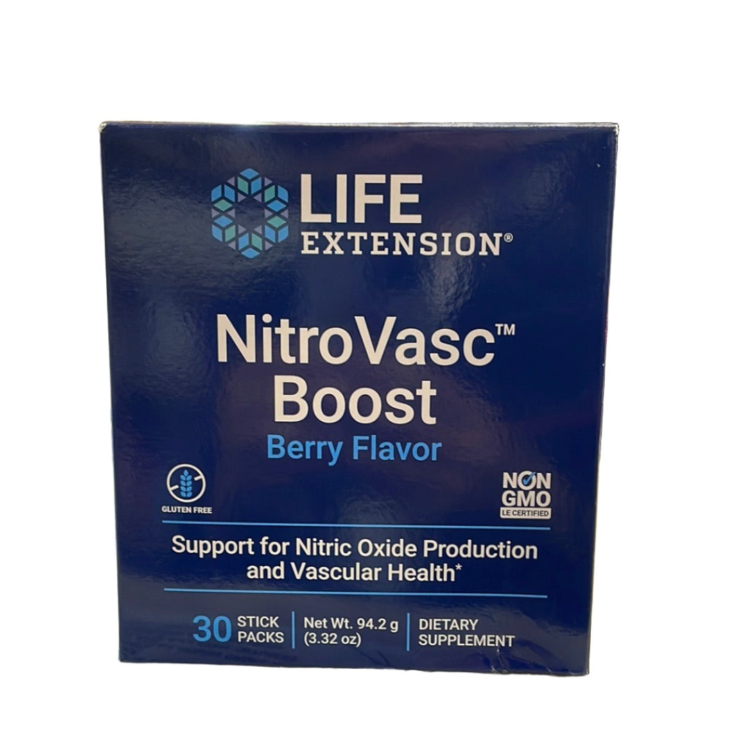 NitroVasc Boost Berry Flavor 30 stick packs – Williams Natural Foods