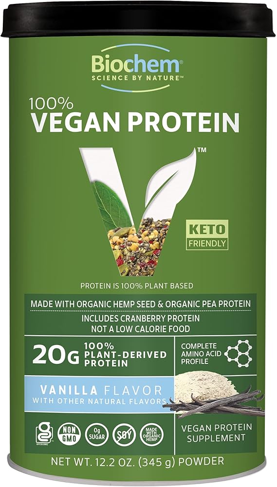Biochem VEGAN PROTEIN VANILLA 12.2 Powder – Williams Natural Foods