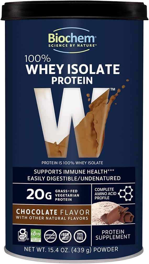 Biochem 100% WHEY PROTEIN CHOCOLATE 15.4 Powder – Williams Natural Foods