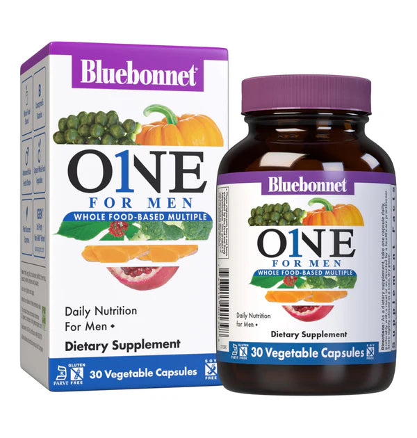 Bluebonnet Men's ONE Whole Food Based Multi 40+ – Williams Natural Foods