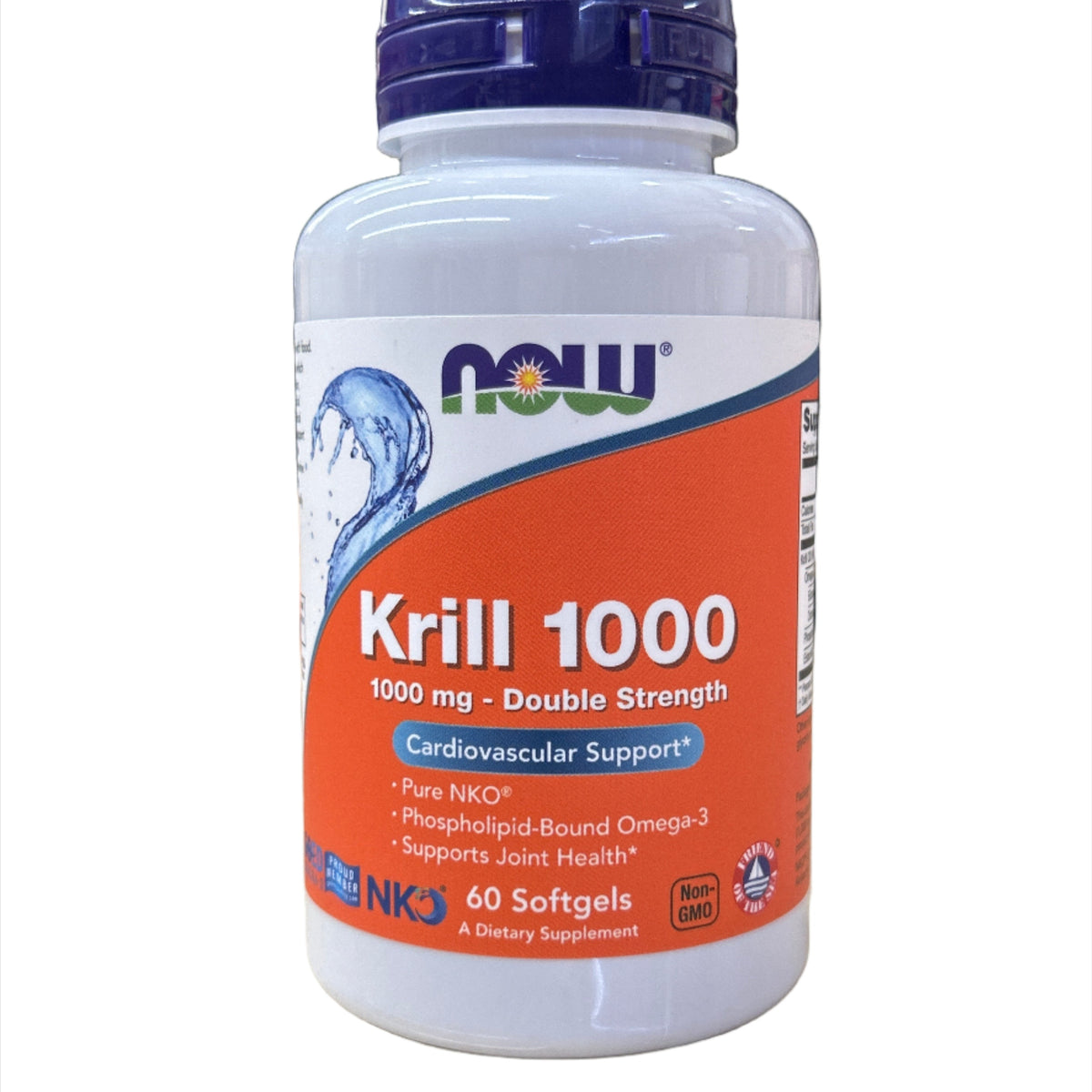 Now Krill Oil Double Strength 1000 mg 60 Soft Gels – Williams Natural Foods