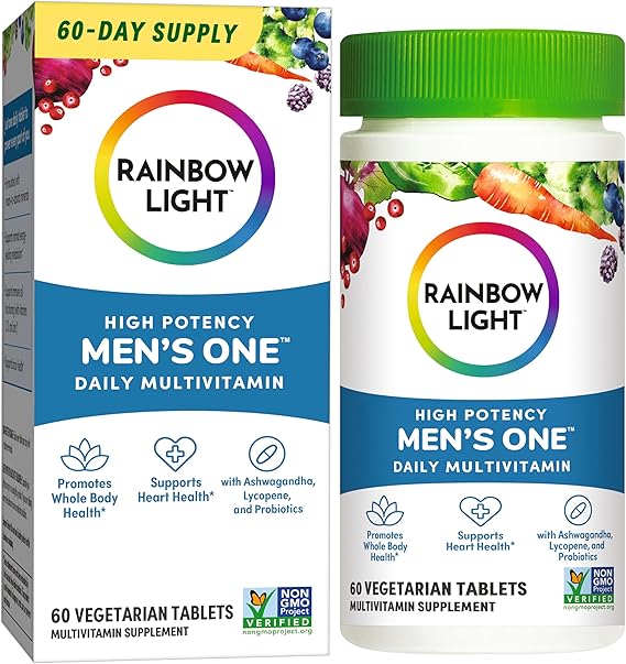 Rainbow Light HIGH POTENCY MEN'S ONE NON-GMO 60CT – Williams Natural Foods