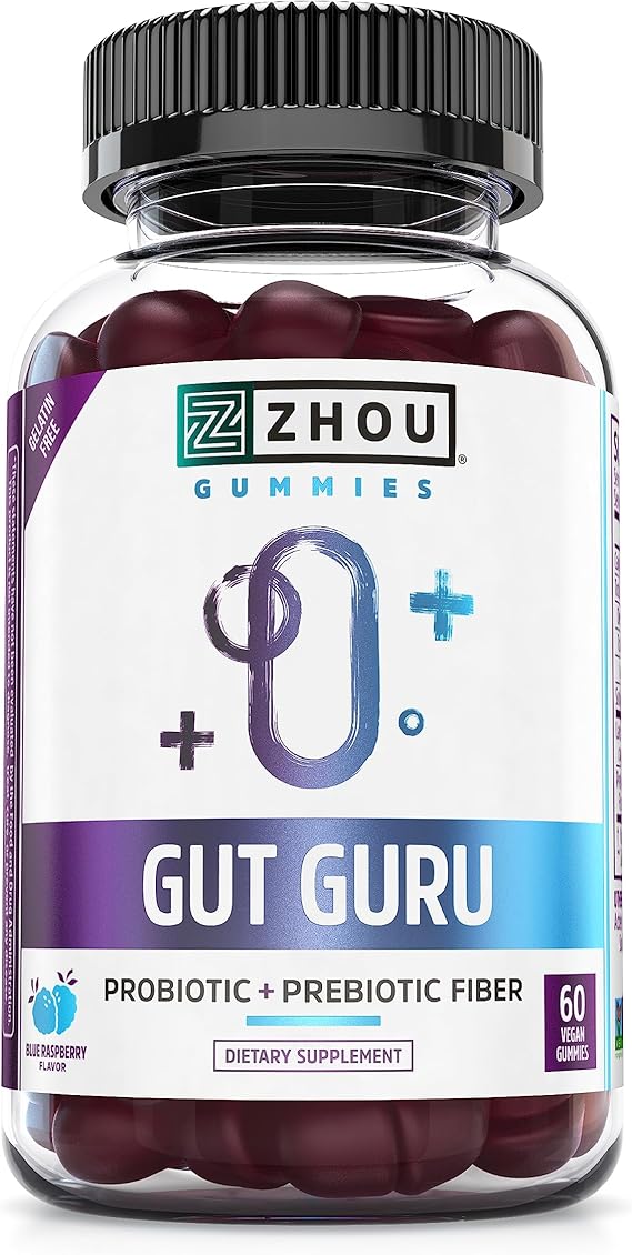 Zhou Gummies Gut Guru Prebiotic Probiotic Fiber – Williams Natural Foods
