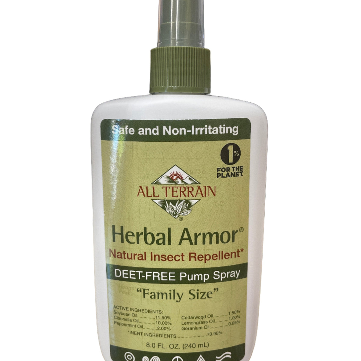 All Terrain Herbal Armor Natural Insect Repellent DEET-Free Pump Spray ...