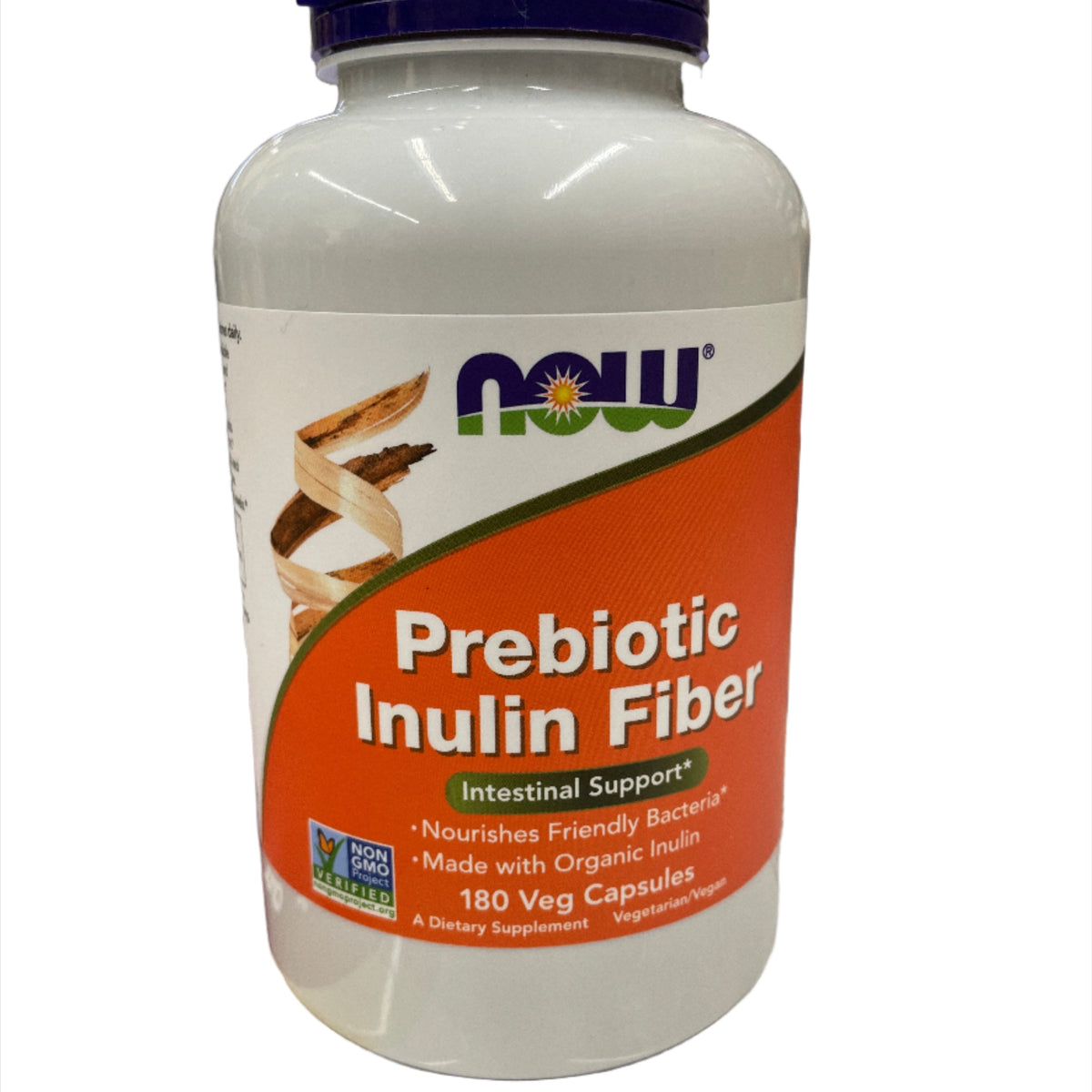 NOW Prebiotic Inulin Fiber Intestinal Support 180 Veg Caps – Williams ...