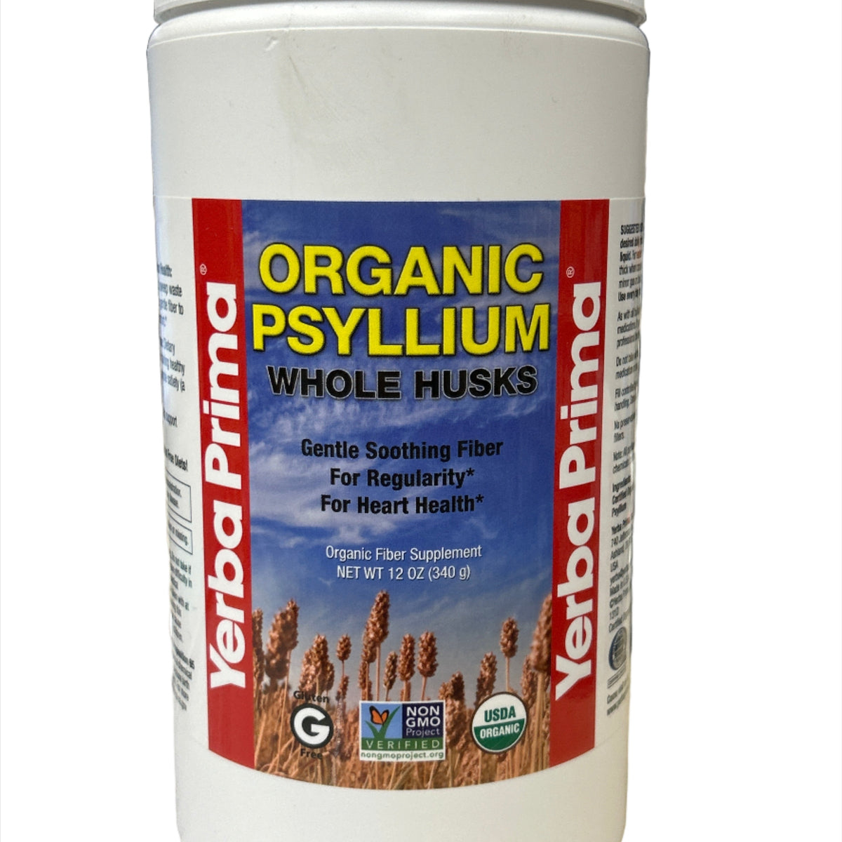 Organic Psyllium Husk Whole Husk 12 oz – Williams Natural Foods